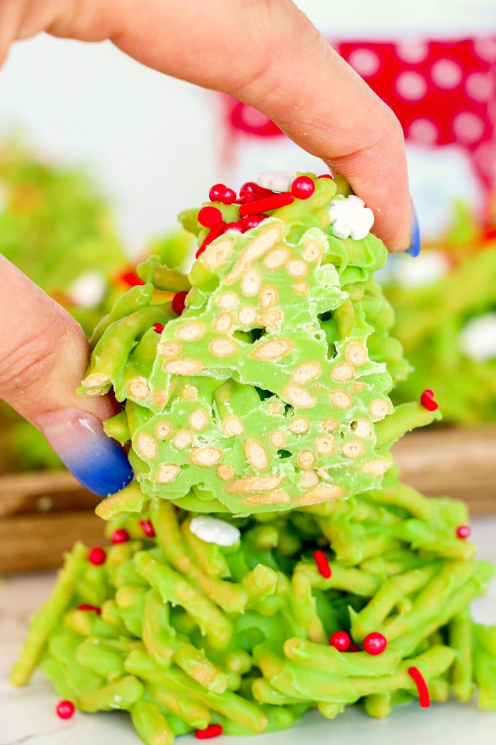 Christmas Ting-A-Lings (No Bake Haystack Cookies)