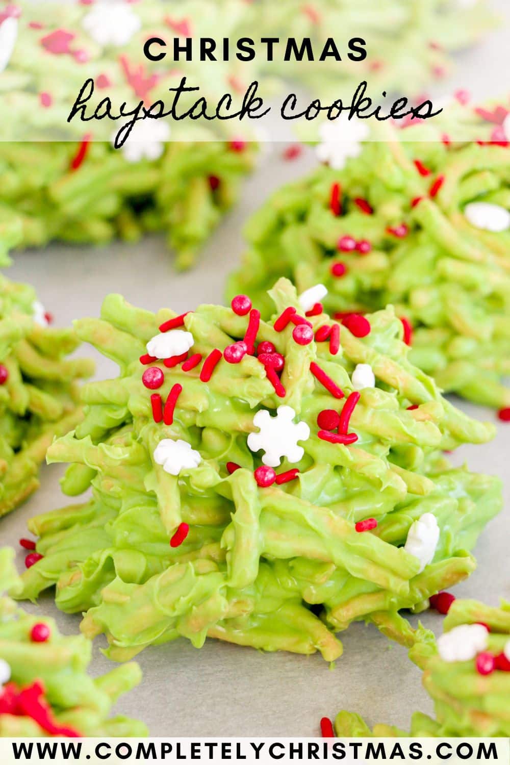 Christmas Ting-A-Lings (No Bake Haystack Cookies)