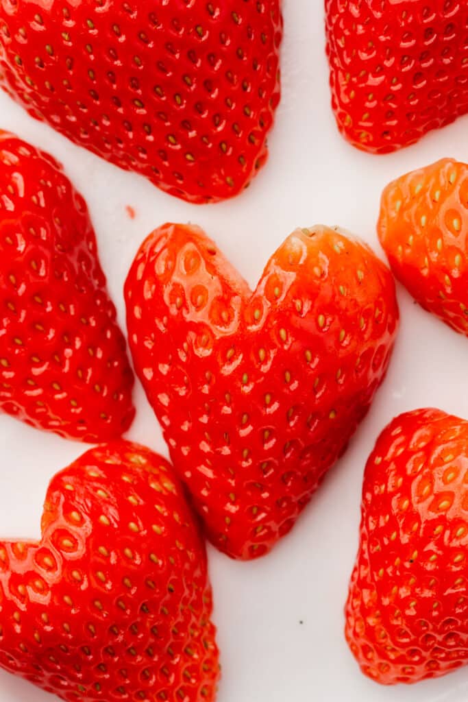 How to Make Heart Shaped Strawberries - Completely Christmas
