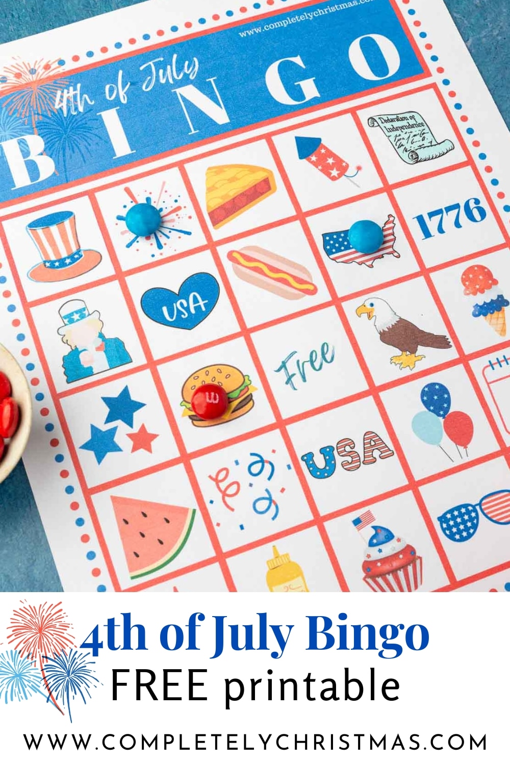 4th of July Bingo Printable (30 Free Cards!)