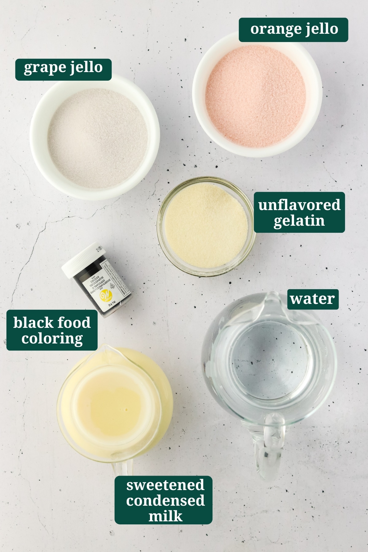 Halloween Layered Jello Jigglers - Completely Christmas