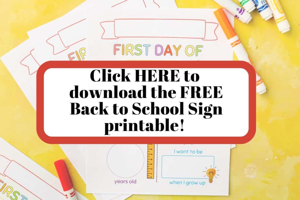 Printable Back to School Sign - Completely Christmas