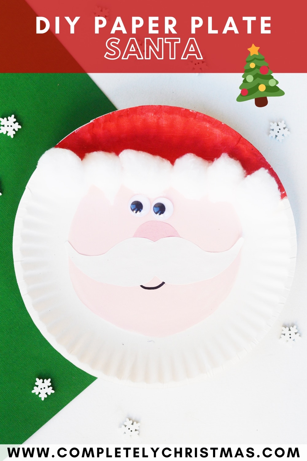 Paper Plate Santa Craft