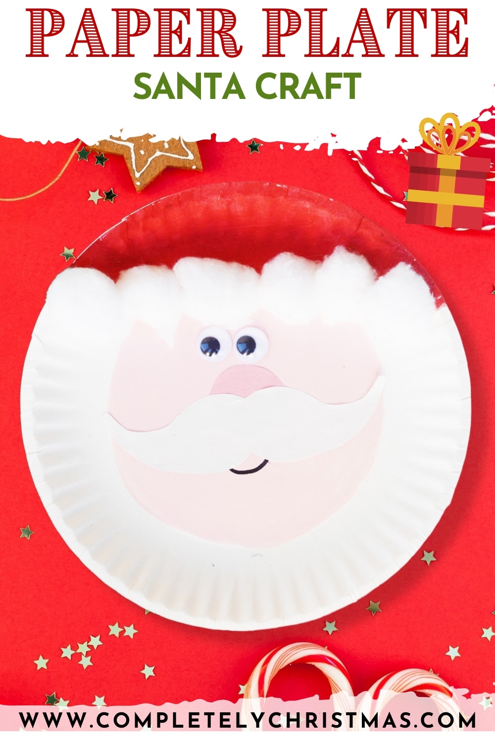 Paper Plate Santa Craft