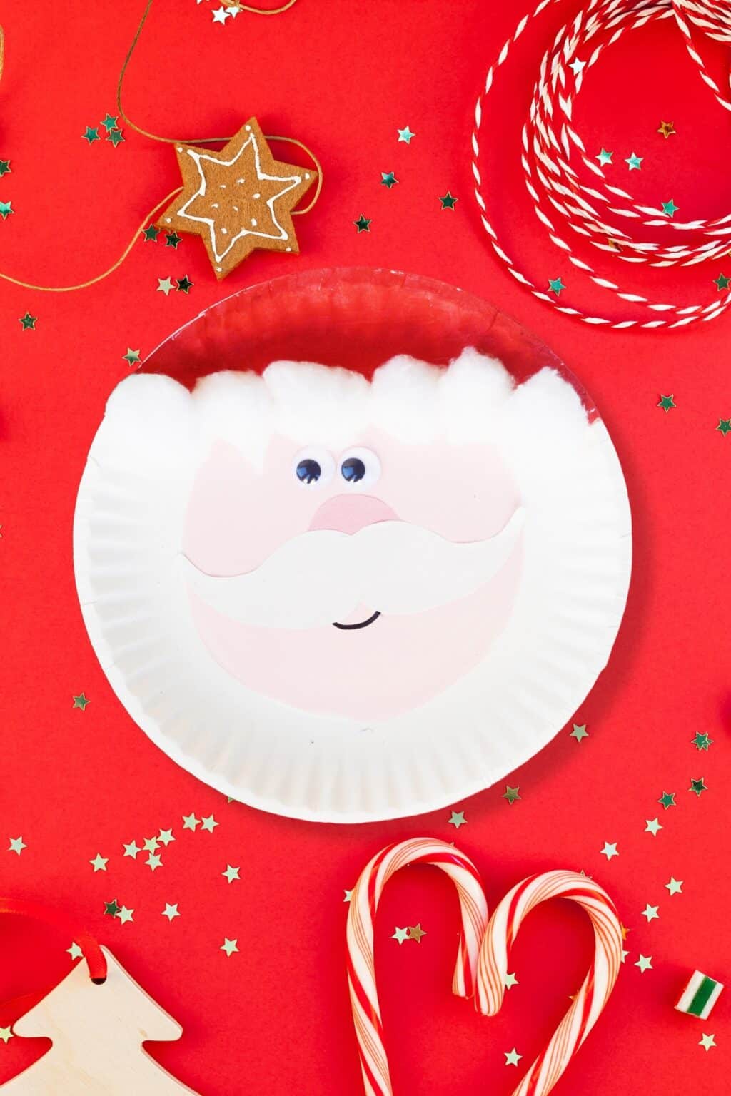 Paper Plate Santa Craft