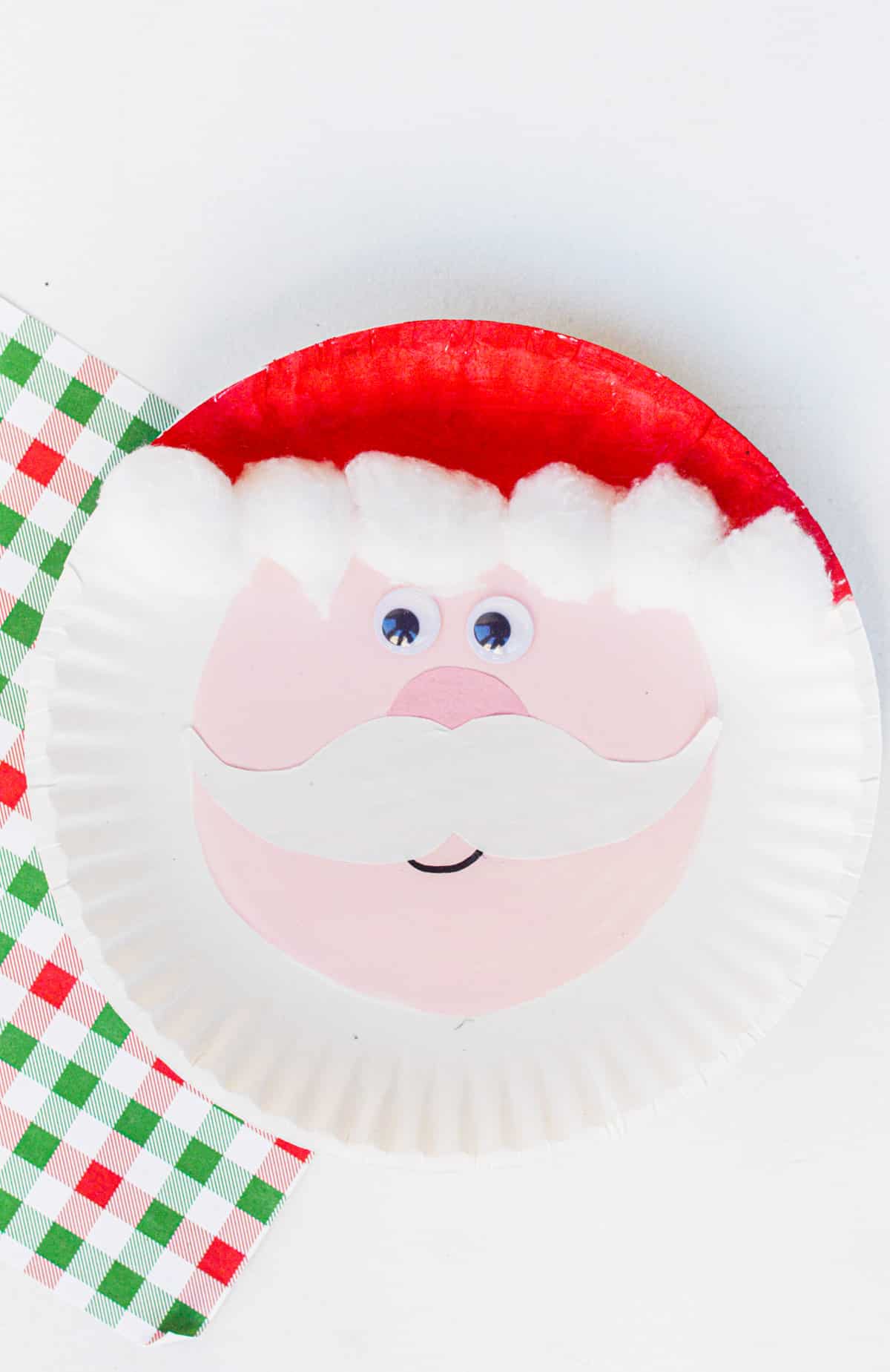 Paper Plate Santa Craft