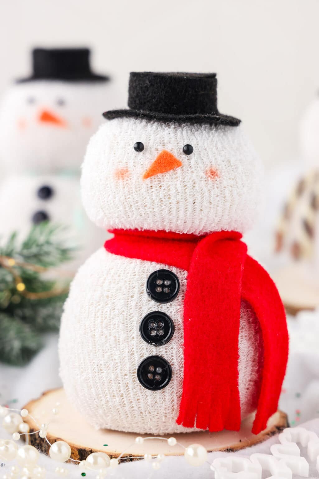 Sock Snowman Craft