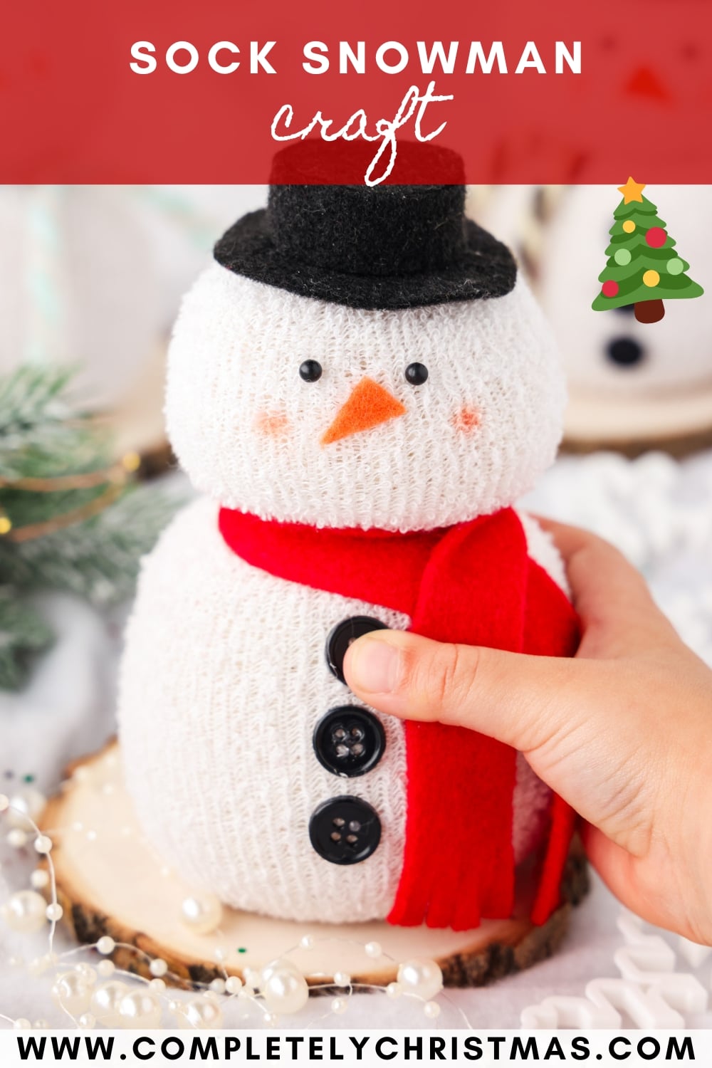 Sock Snowman Craft