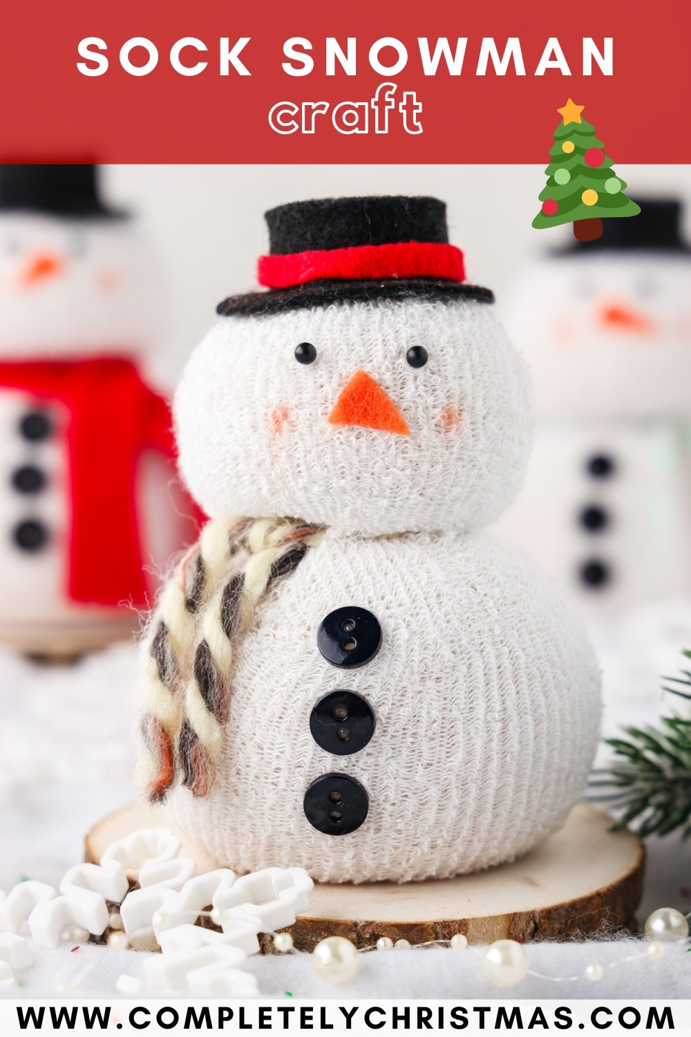 Sock Snowman Craft