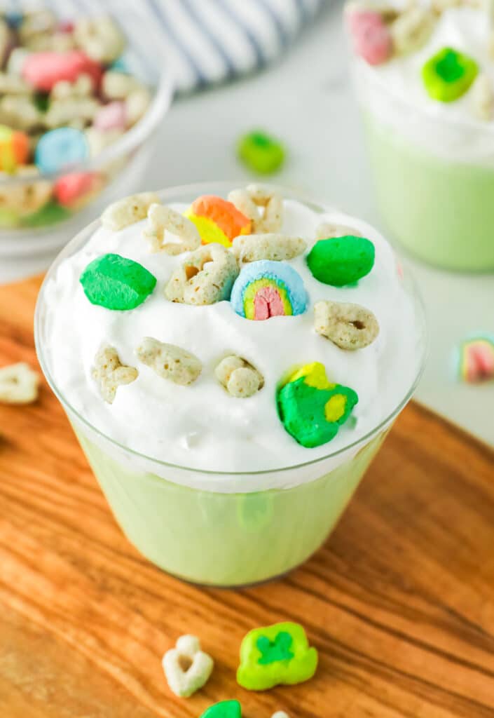 Lucky Charms Pudding Cups