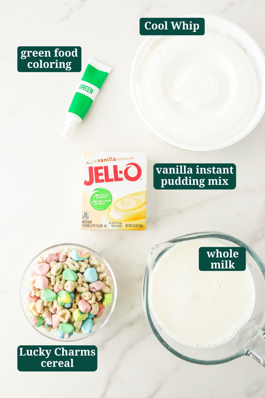Lucky Charms Pudding Cups