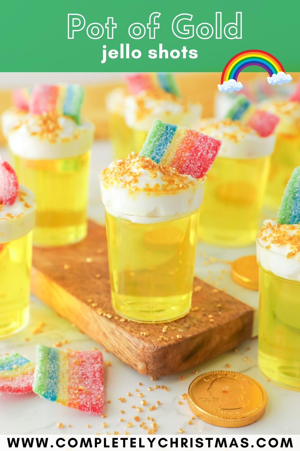 Pot of Gold Jello Shots