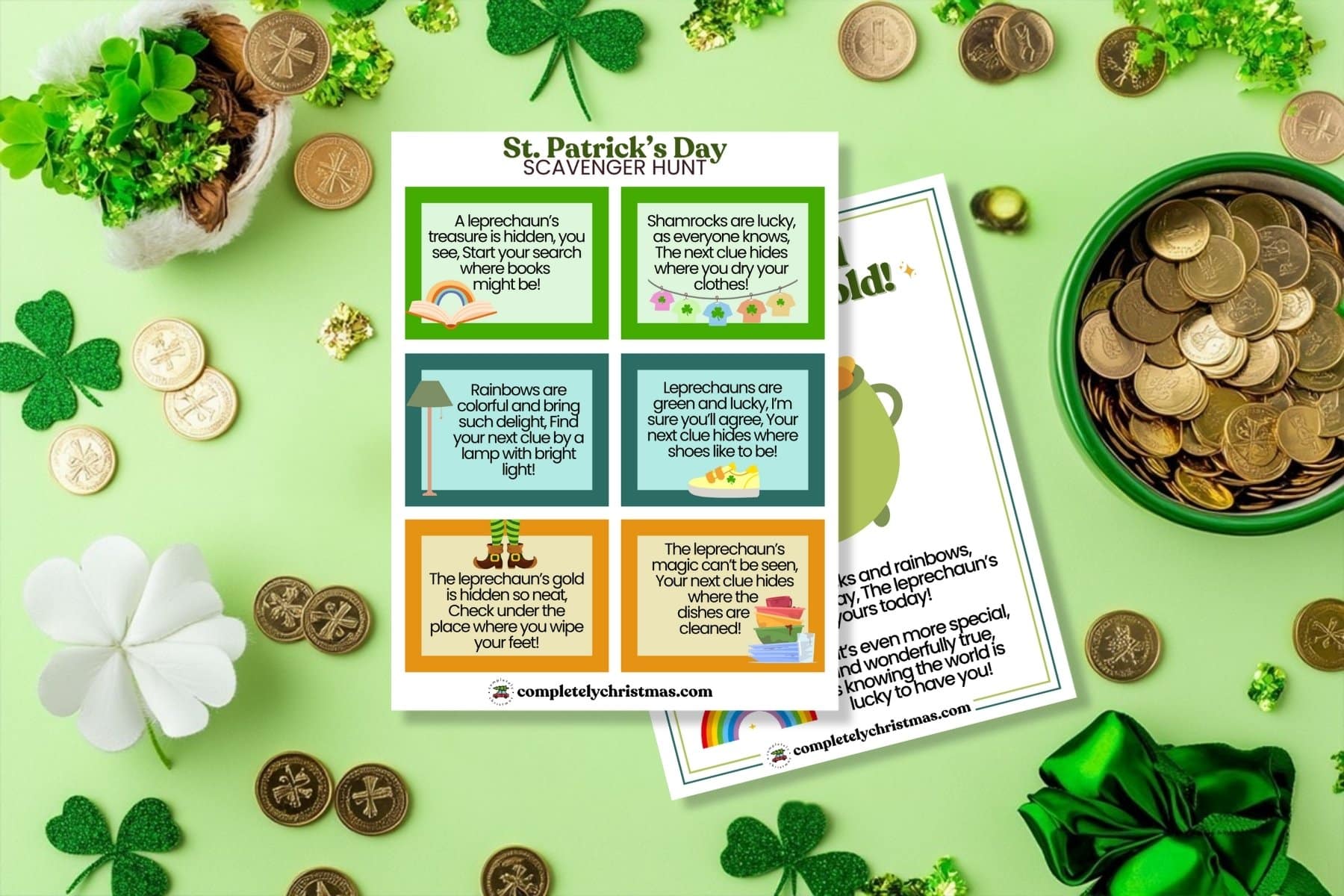 St. Patrick’s Day Scavenger Hunt Printable