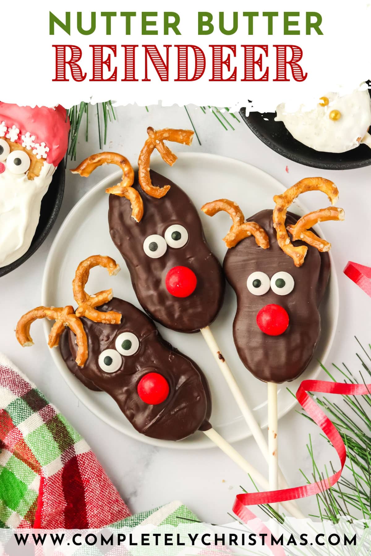 Nutter Butter Reindeer - Completely Christmas